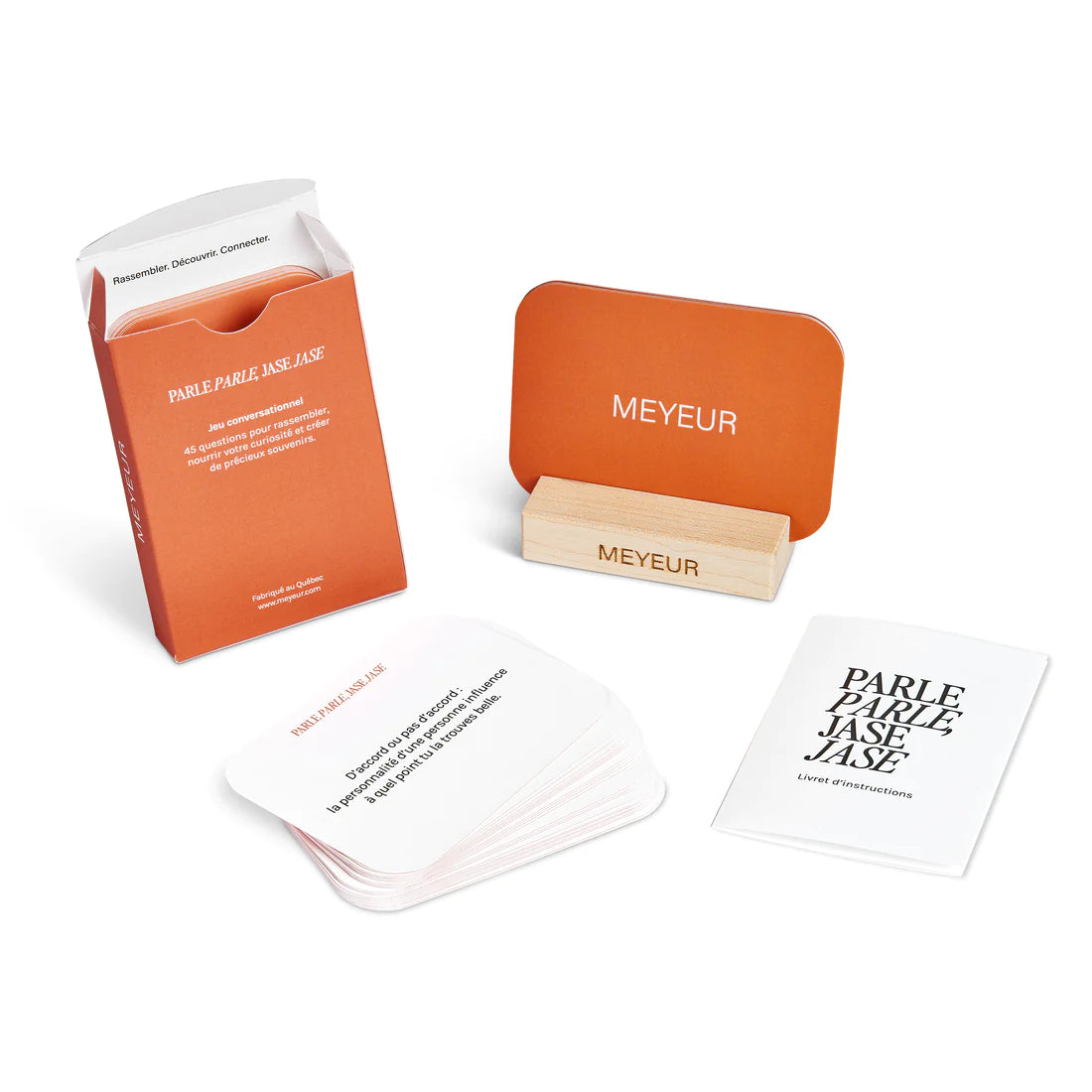 Le jeu - Parle parle, jase jase - MEYEUR – RIVERSEA
